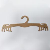 China Eco-Friendly Space Saving Single and Double Layer Recycled Cardboard Hangers for Clothing Organizer for sale