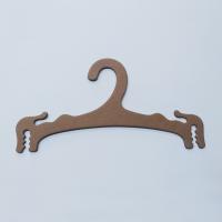 China Eco-Friendly Space Saving Single and Double Layer Recycled Cardboard Hangers for Clothing Organizer for sale