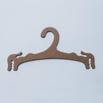 China Eco-Friendly Space Saving Single and Double Layer Recycled Cardboard Hangers for Clothing Organizer for sale