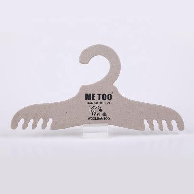 China 2mm Thickness 2.5mm Thickness 3mm Thickness Eco Friendly Cardboard Underwear Hangers Biodegradable Paper Hangers for sale
