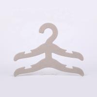 China FSC Custom Recycled Cardboard Paper Hangers Non Slip Two Layers For Kids Shirt for sale