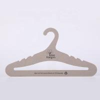 China Custom Logo Dolls Clothes Cardboard Hangers Recyclable Paper Pet Hangers for sale