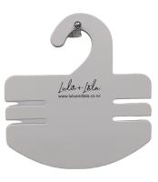 China Adjustable 100% Recycled Cardboard Bib Hanger Custom Logo For Newborn Baby Toddler for sale