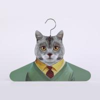China Cartoon Animal Design Paper Hangers Firm Recycled Cardboard Hangers For Clothes Display for sale
