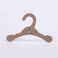 China Recyclable Printed Cardboard Paper Baby Hangers Custom Size For Kids Clothes T Shirt for sale