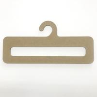 China 100% Recycled Custom Kraft Paper Fabric Sample Hanger FSC Certified Non Slip for sale
