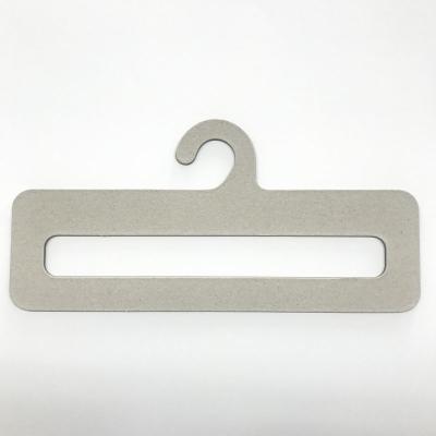 China 100% Recycled Custom Kraft Paper Fabric Sample Hanger FSC Certified Non Slip for sale