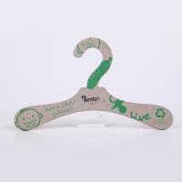 China OEM Logo Multi Shape Kraft Paper Cardboard Clothes Hangers For Retail Shop Display for sale