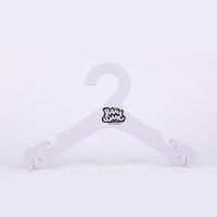 China FSC Paper Baby Hangers Cardboard Material Kids Shirt Hangers With Custom Logo Printing for sale