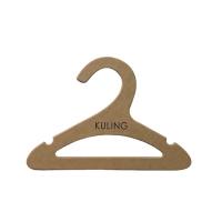 China 100% Recyclable Cardboard Hangers Custom Size For Dolls And Kids Clothes for sale