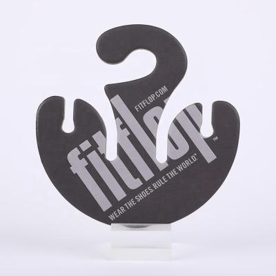China 2.5mm Thickness Flip Flop Paper Hanger Cardboard Hanger Custom Logo Low MOQ for sale