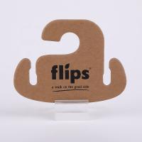 China 100% Recycled Paper Cardboard Flip Flop Hanger Custom Size For Retail Display for sale
