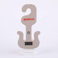 China Custom Size Recyclable Eco Friendly Sandal Hanger with Kraft Paper Material for Kids Sandals for sale