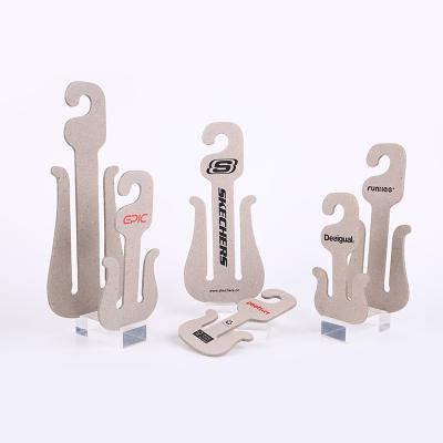 China Flexible Multifunction Recycled Paper Hanger For Shoes And Sandals Modern Design for sale