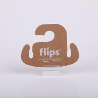 China Custom Printing Cardboard Shoes Hangers Recycled Paper Material Eva Slipper Hangers for sale