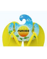 China Custom Printing Cardboard Shoes Hangers Recycled Paper Material Eva Slipper Hangers for sale