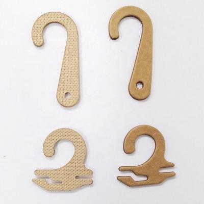 China Biodegradable Sustainable Cardboard Paper J Hooks Recycled For Socks Hats Gloves Display for sale