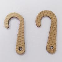 China Degradable Recycled Kraft Paper J Shape Hook for Socks Hat Glove Packaging for sale