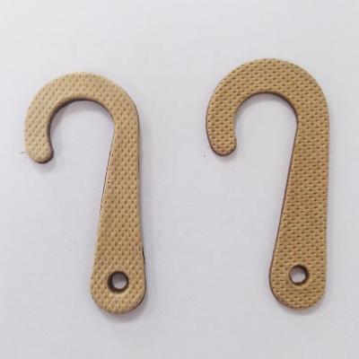 China Degradable Recycled Kraft Paper J Shape Hook for Socks Hat Glove Packaging for sale