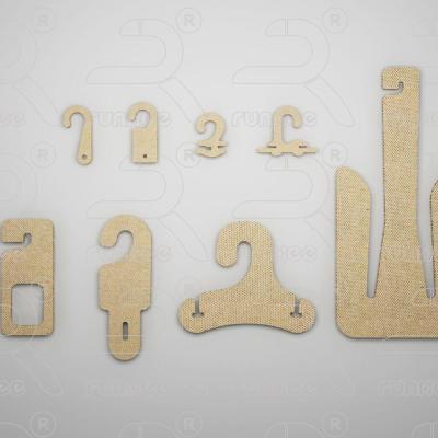 China Recycled Cardboard J Hook | Custom Wholesale Retail Garment Display Hook for sale