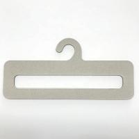 China Customized Color Kraft Cardboard Hanger Non Slip For Fabric Sample Display for sale
