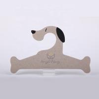 China Custom Size Biodegradable Pet Cardboard Hanger Glossy Lamination For Dog Clothes for sale