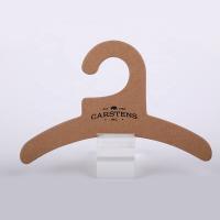 China Custom Logo Dolls Clothes Cardboard Hangers Recyclable Paper Pet Hangers for sale