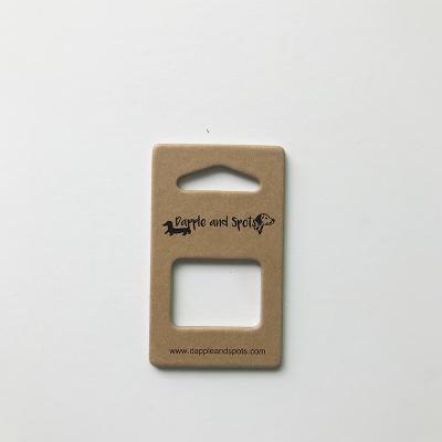 China Eco Friendly Cardboard Collar Hangers Paper Hangers For Pets Collars Leash Displayed for sale