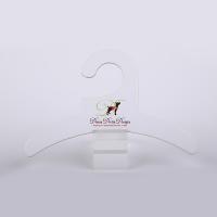 China Custom Logo Dolls Clothes Cardboard Hangers Recyclable Paper Pet Hangers for sale