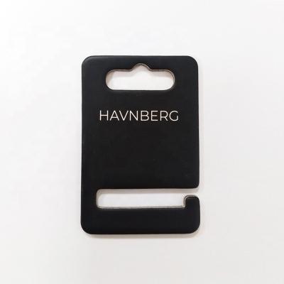 China 100% Recycled Custom Size Paper Hang Tags Hangers Hooks For Clothing Accessories for sale