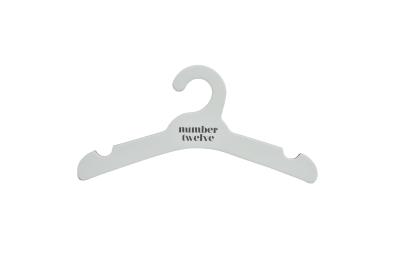 China 43cm Cardboard Clothes Hanger Kraft Cardboard Hanger With 2.5-5mm Thickness for sale