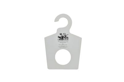 China Customized Recycled Paper Baby Hangers Cardboard Scarf Hanger Two Layers For Store for sale