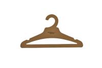 China Detachable Flexible Cardboard Clothing Hanger 100% Recycled Paper Clothes Hanger for sale