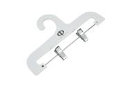 China FSC Certified Eco Friendly Detachable Flexible Foldable Cardboard Hangers for Adult Clothes for sale