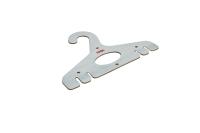 China 3mm Thick FSC Cardboard Clothes Hanger Customized Color Dog Harness Hanger for sale