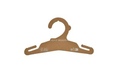 China Biodegradable FSC Certified Cardboard Underwear Hangers with Glossy Lamination for Eco Friendly Display for sale
