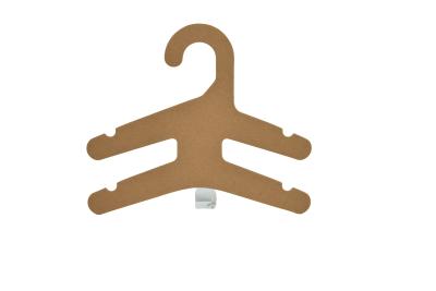 China Customized Recycled Cardboard Hangers For Kids Clothes 2mm-4mm Thickness for sale