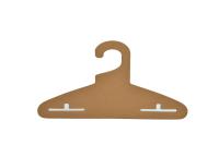 China Firm Design Paper Cardboard Hanger Customizable Size For Garment Display for sale