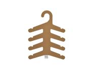 China Detachable Flexible Multifunction Paper Hangers for Garments and Clothes Accessories for sale
