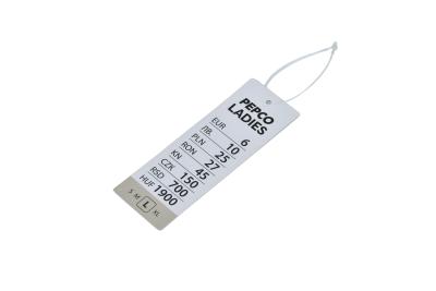 China 1mm-4mm Thick Paper Hang Tags Glossy Lamination For Garment Clothing Accessories for sale