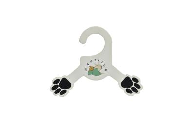 China Cute Design Cardboard Pet Hangers Paper Animal Clothing Rack Custom Sizes for sale