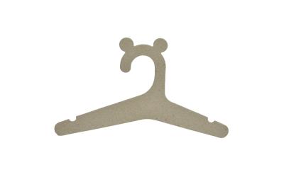 China 3mm Cardboard Pet Hangers Eco Friendly Pet Clothing Paper Hangers 100% Recycled for sale