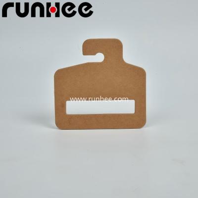 China Non Pollution Recycled Paper Cardboard Scarf Hangers With Embossed Logo OEM for sale