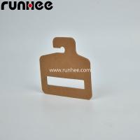 China Non Pollution Recycled Paper Cardboard Scarf Hangers With Embossed Logo OEM for sale