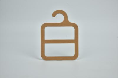 China Custom Logo Cardboard Scarf Hangers Degradable 2.5mm 3mm 3.5mm Thickness for sale