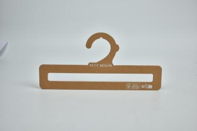 China Firm Cardboard Scarf Hangers Multi Season Use Recycled Paper Cardboard Hangers for sale