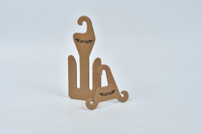 China 100% Recycled Paper Cardboard Shoes Hangers Customized Printing Eco Friendly for sale