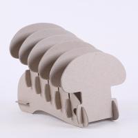 China Free Standing Recycle Unit Cardboard Display Stands , Baseball Hat Hook Display Rack for sale