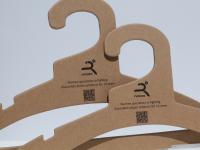 China Eco-Friendly Paper Hanger for Sustainable Apparel Packaging for sale
