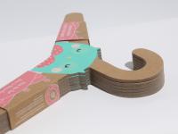 China Eco-Friendly Kids Paper Hanger for Sustainable Retail Packaging for sale